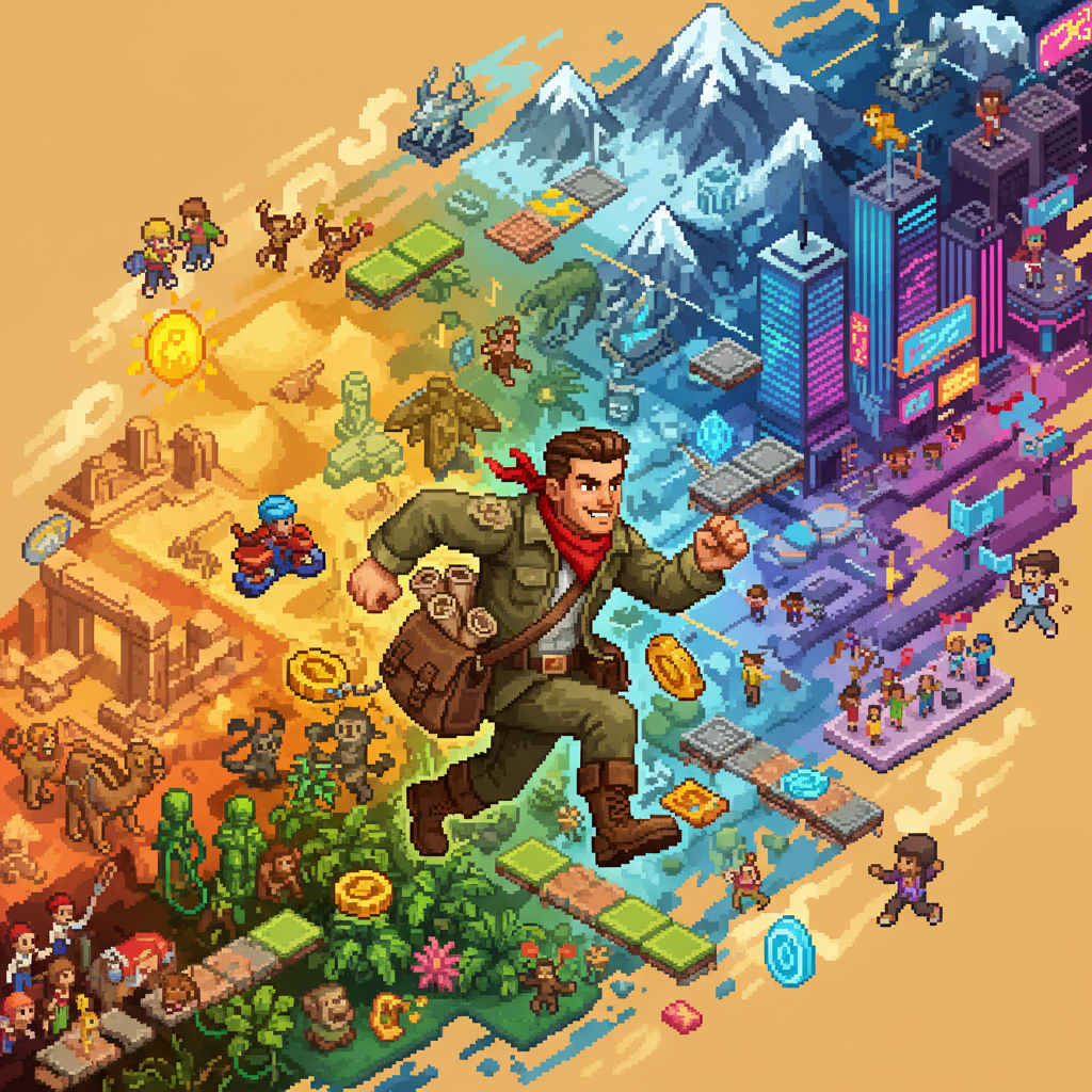 Atlas Sprint - Rhythm Platformer by Jabali AI