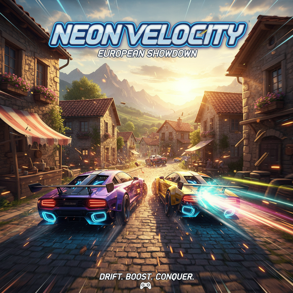 Village Velocity: Combat Circuit - 3D Racing by Jabali AI