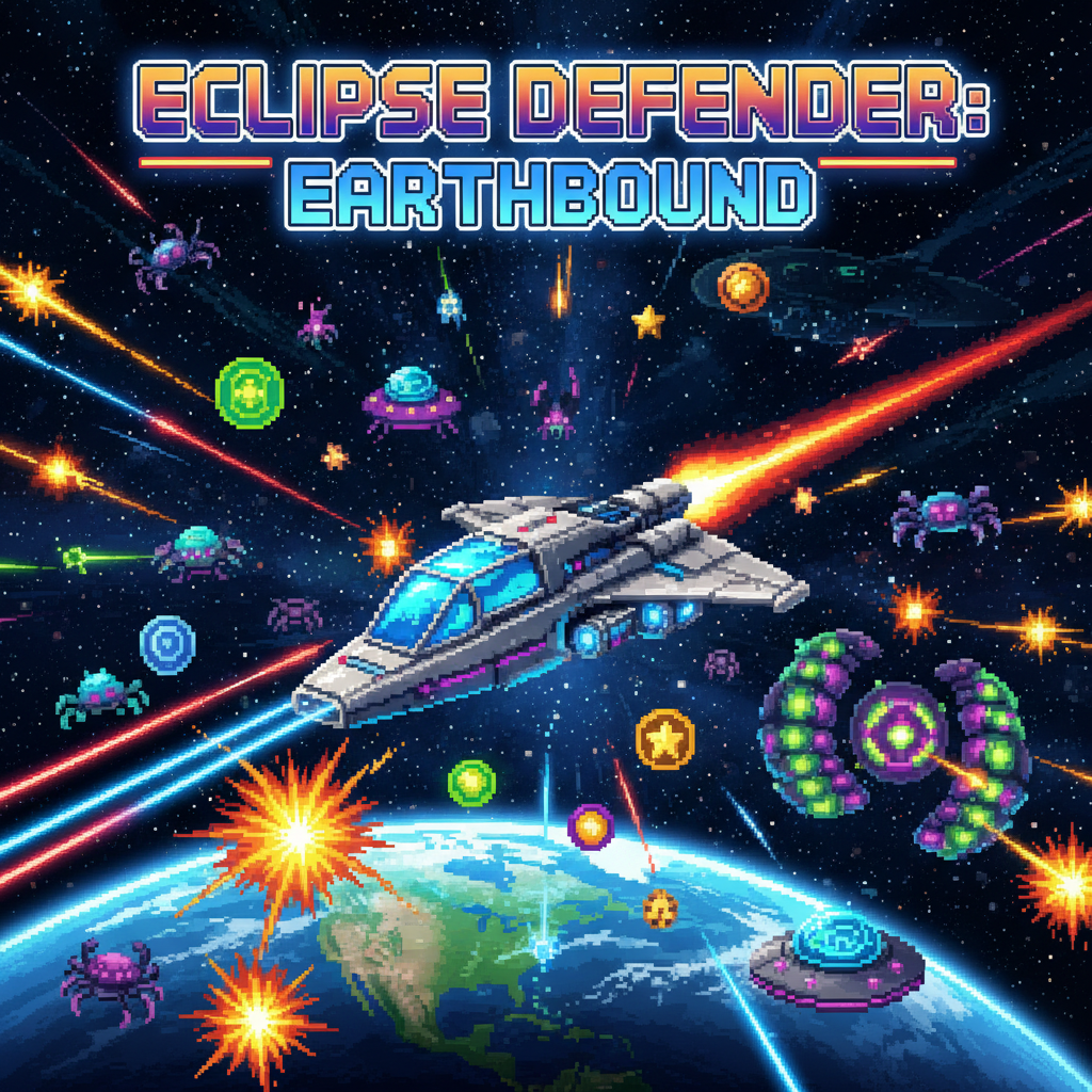 Eclipse Defender: Earthbound - Fixed Shooter Arcade by Jabali AI