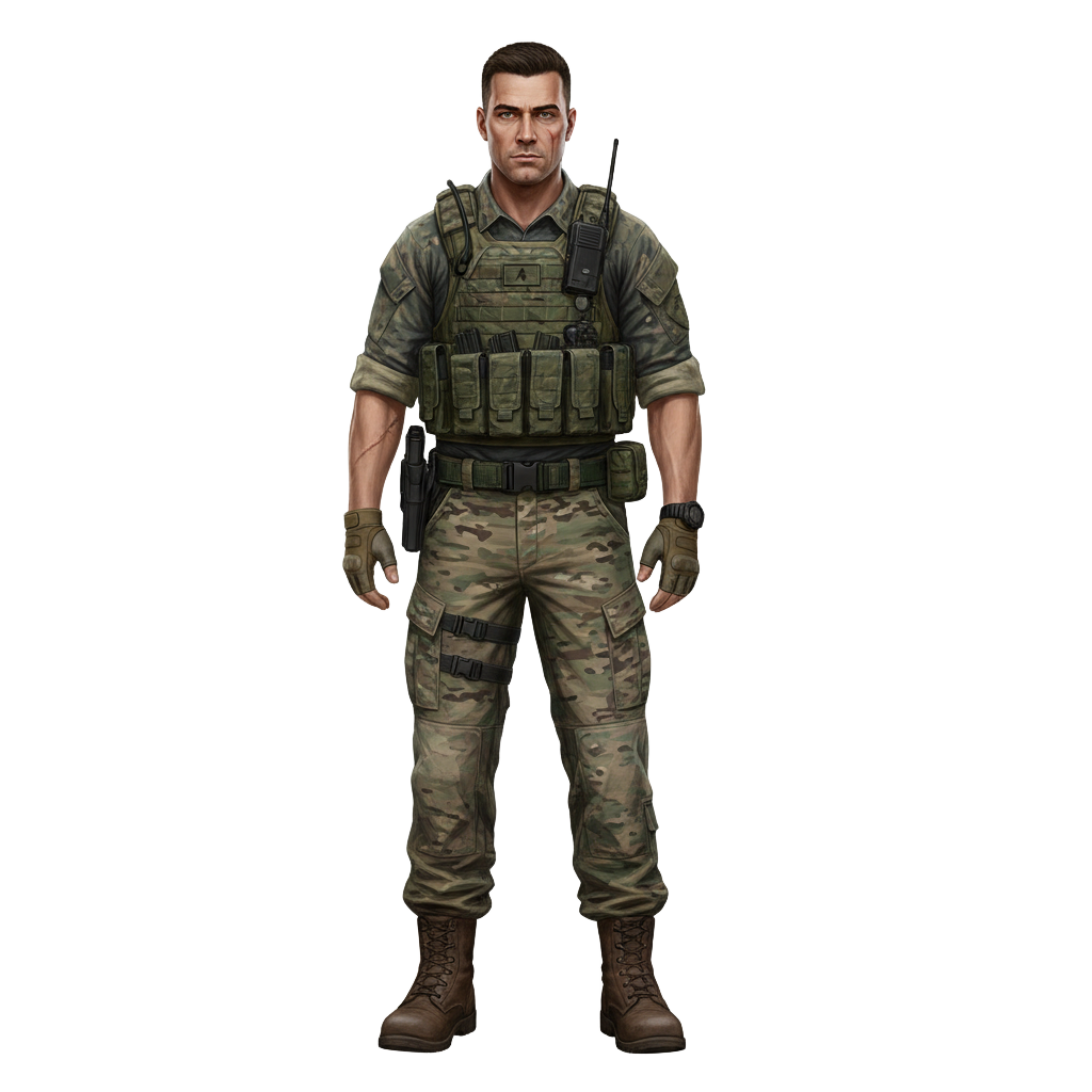 Captain Alex Mercer - Character Life Simulation by Jabali AI