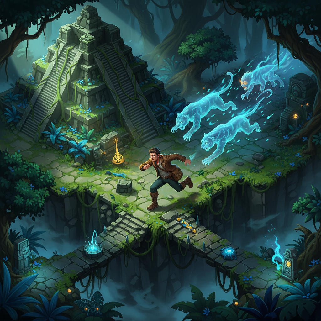 Ruin Runner - Rhythm Platformer by Jabali AI