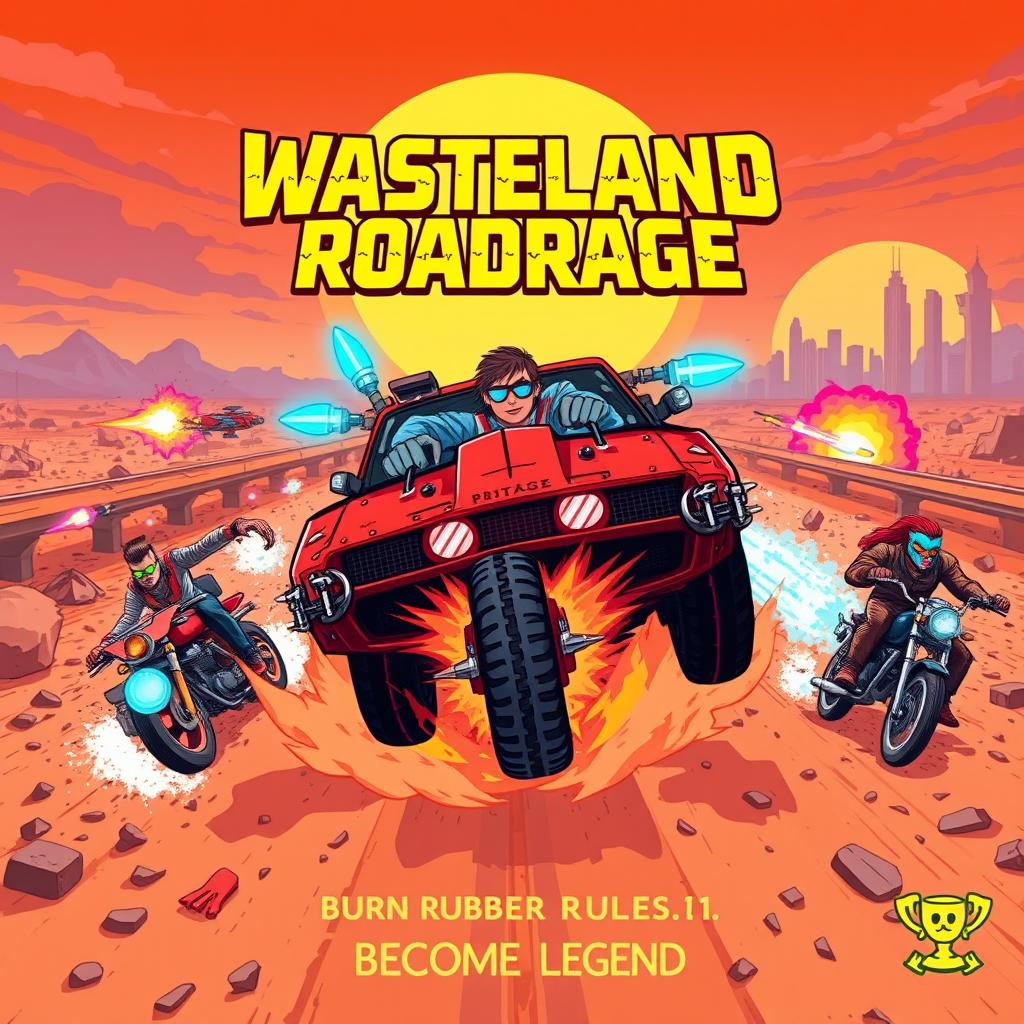 Wasteland Roadrage - Maze Shooter Arcade by Jabali AI