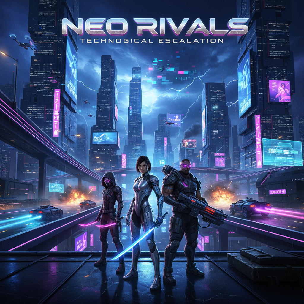 Neon Survival City - 3D Open World by Jabali AI