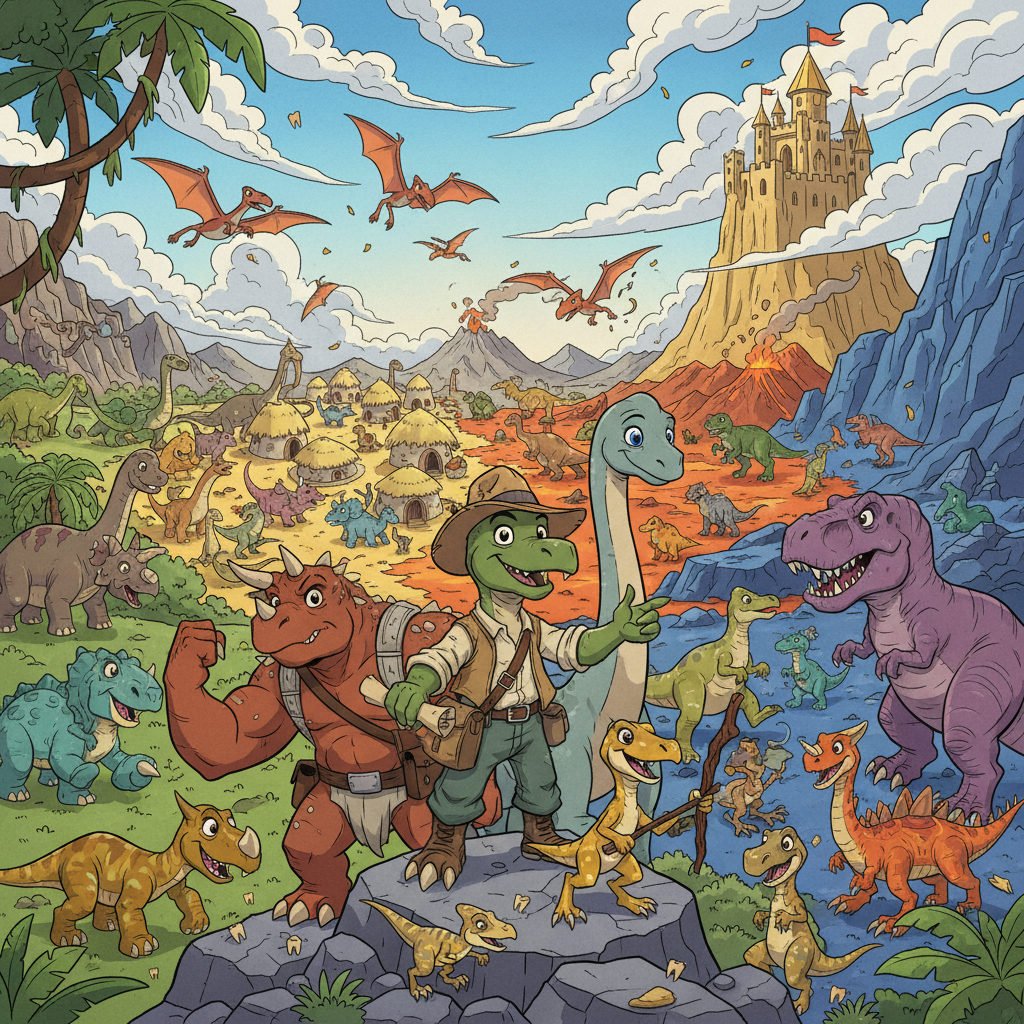 Dinosaurs: Land Before Now - Adventure RPG by Jabali AI