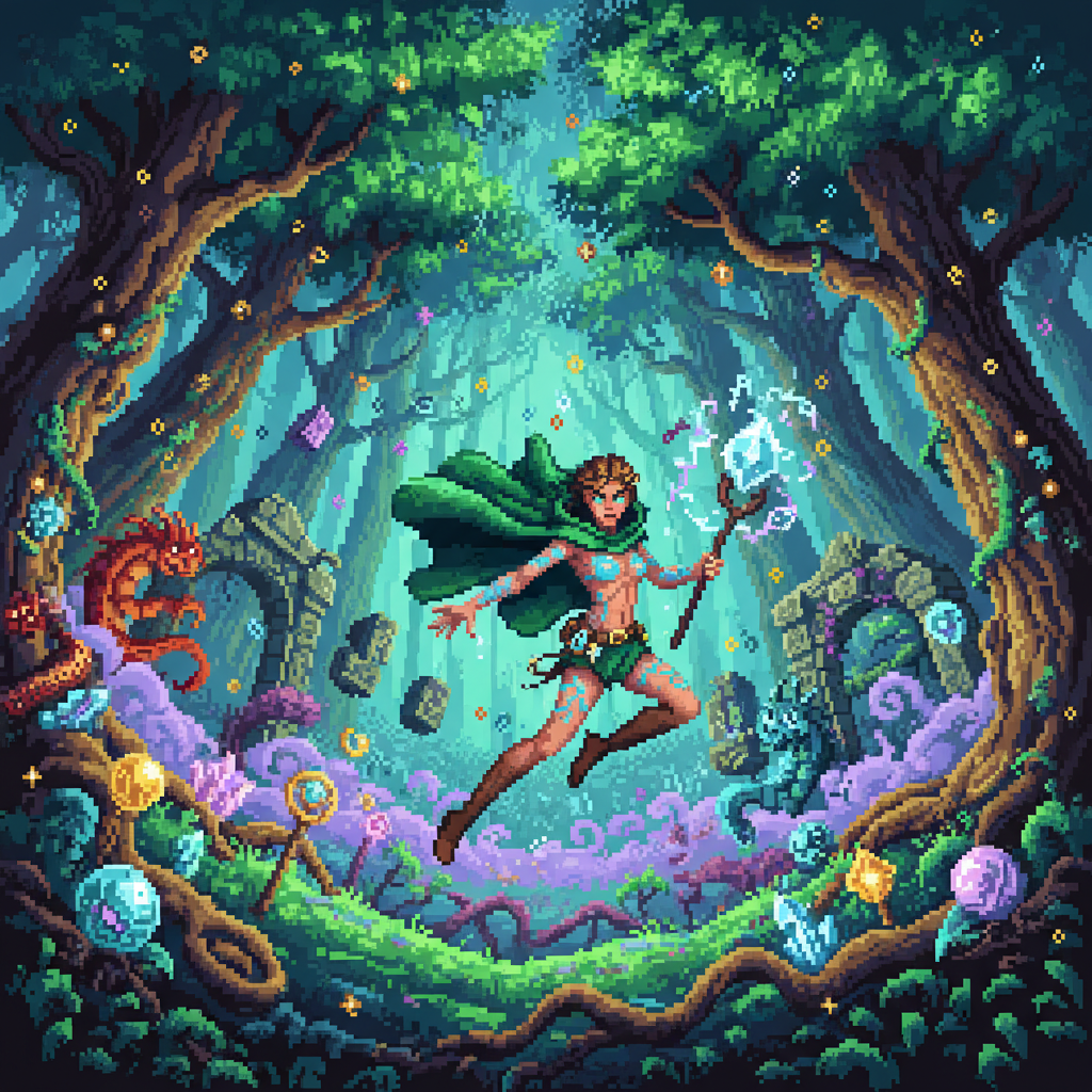 Relic Runner: Forest Quest - Dungeon Crawler RPG by Jabali AI