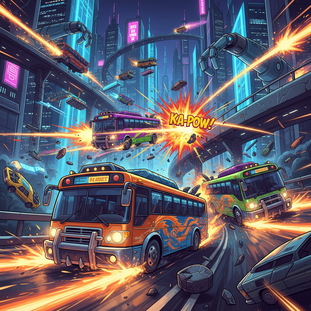 Turbo Bus Rampage - 3D Racing by Jabali AI