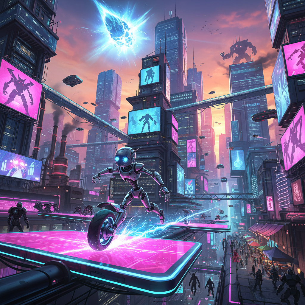 Robo: Neon Circuit - 3D Open World by Jabali AI