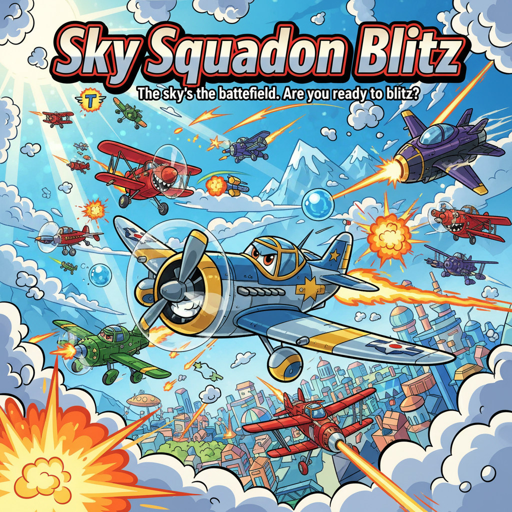 Sky Squadron Blitz - Fixed Shooter Arcade by Jabali AI