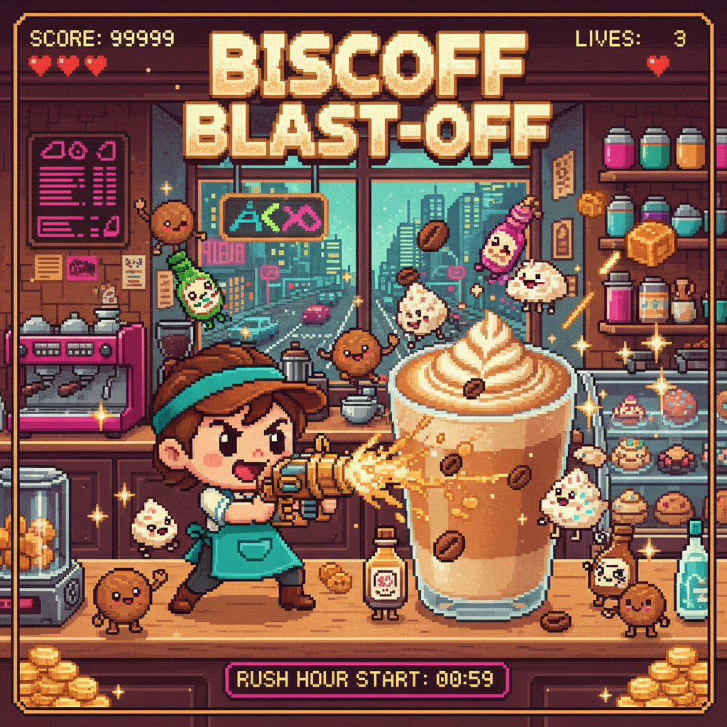 Biscoff Blast-Off - Fixed Shooter Arcade by Jabali AI