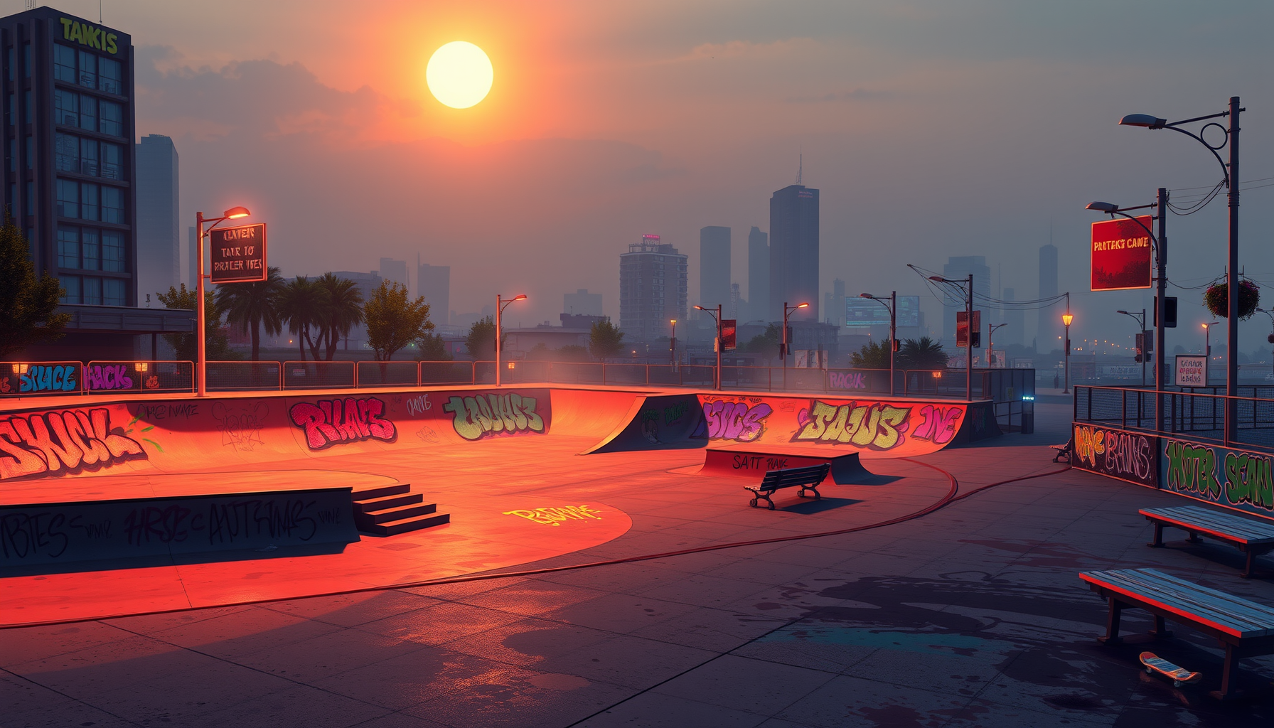 Skate Rush - Character Life Simulation by Jabali AI