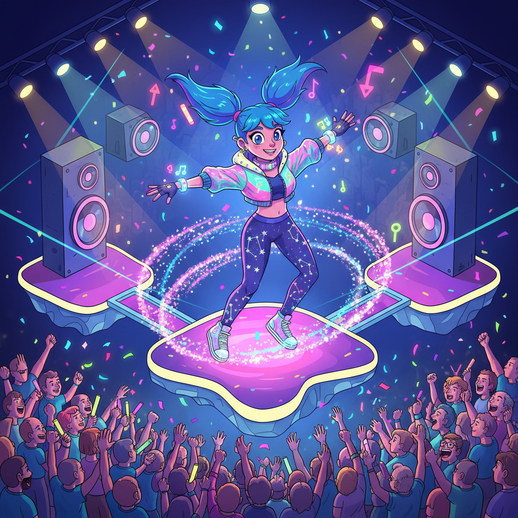 Katseye Rhythm Run - Rhythm Platformer by Jabali AI