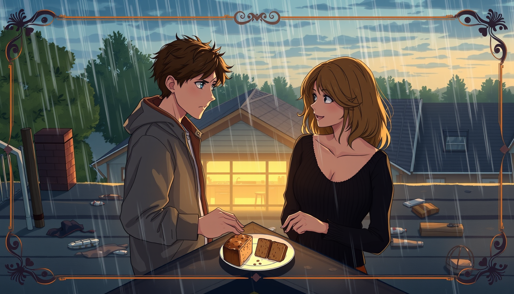 Between Cinnamon and Rain - Branching Interactive Story by Jabali AI
