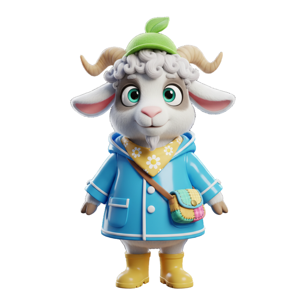 Giggles the Goat - Character Life Simulation by Jabali AI