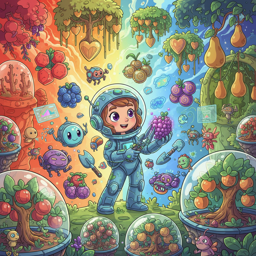 Astro Fruit Fusion - Match 3 Puzzle by Jabali AI