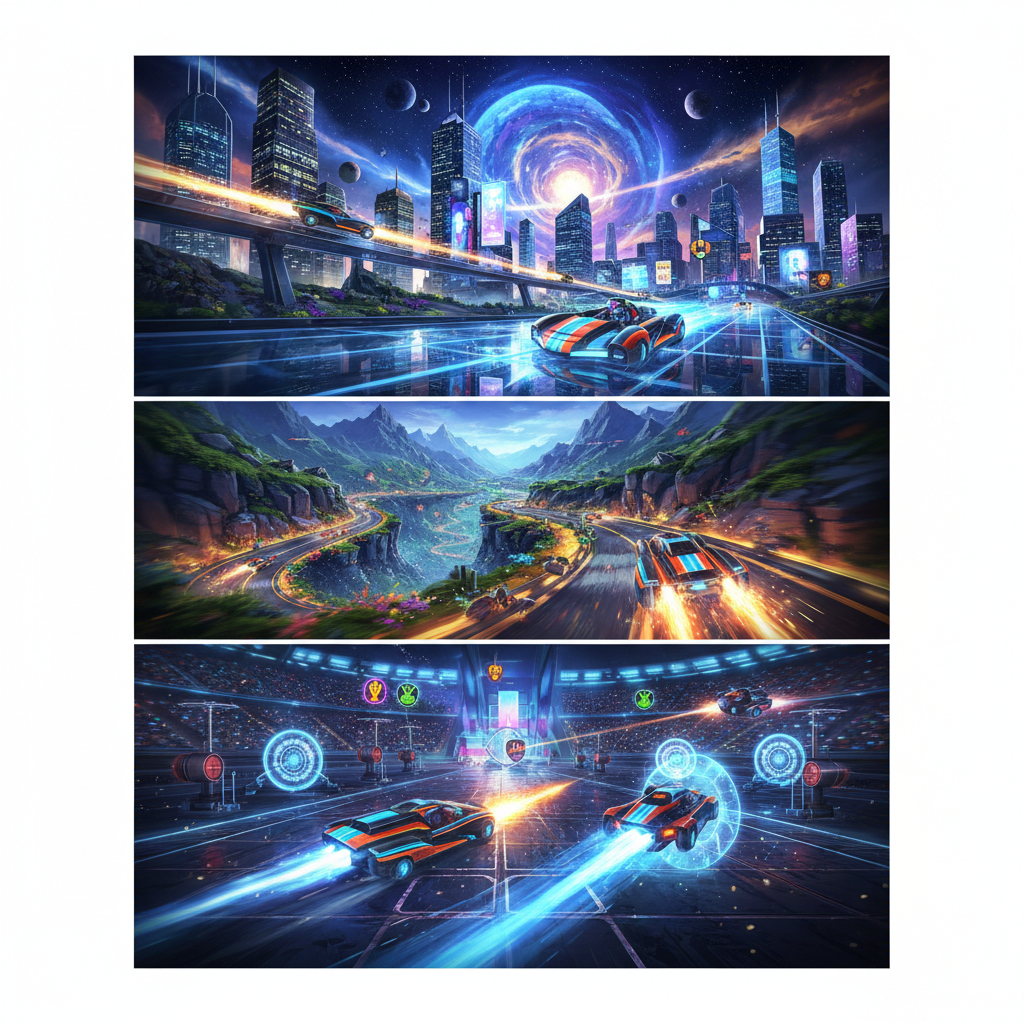 Neon Circuit Rivals - 3D Racing by Jabali AI