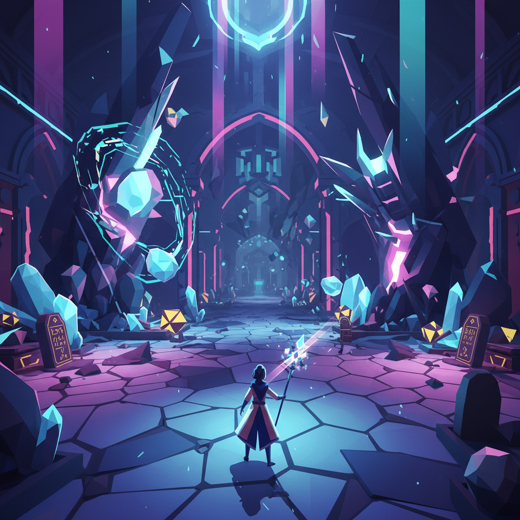 Lumin Maze - Dungeon Crawler RPG by Jabali AI
