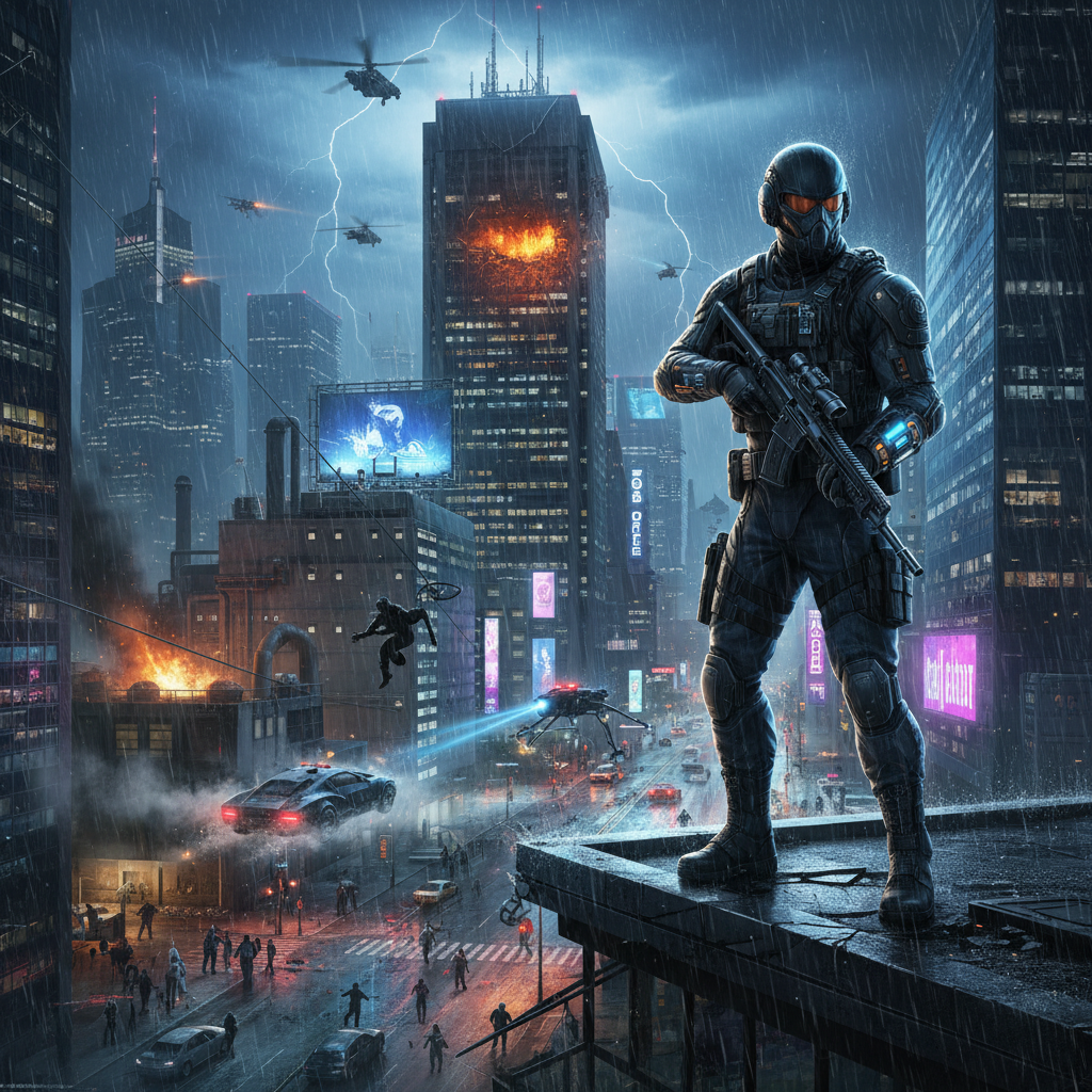 Urban Infiltration Protocol - 3D Open World by Jabali AI