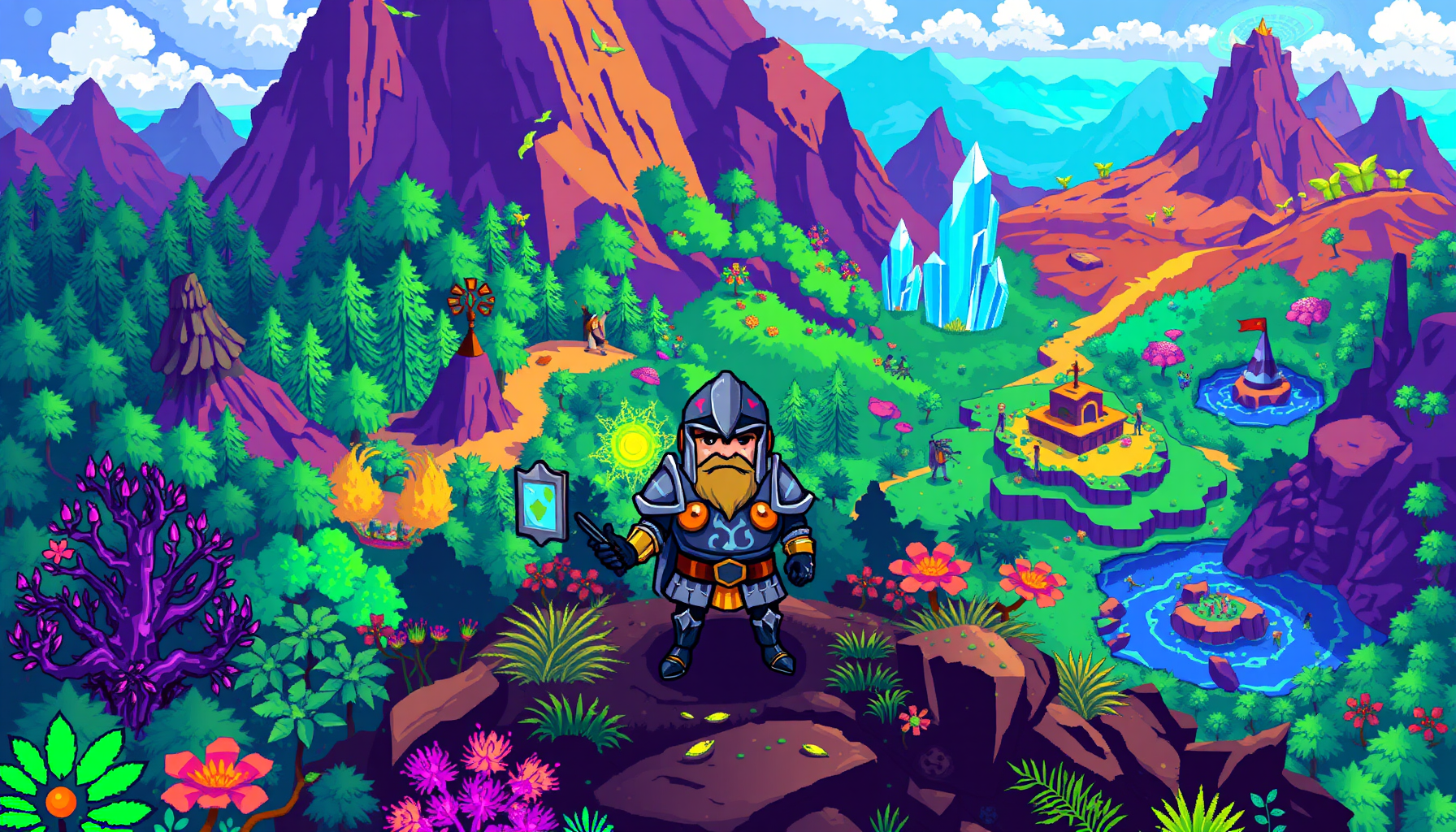 Knight's Journey Through Wonder - Dungeon Crawler RPG by Jabali AI