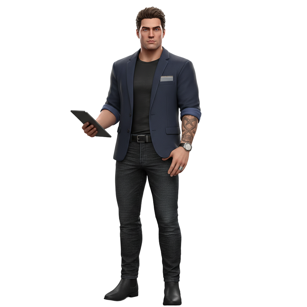 Mason Steel - Character Life Simulation by Jabali AI