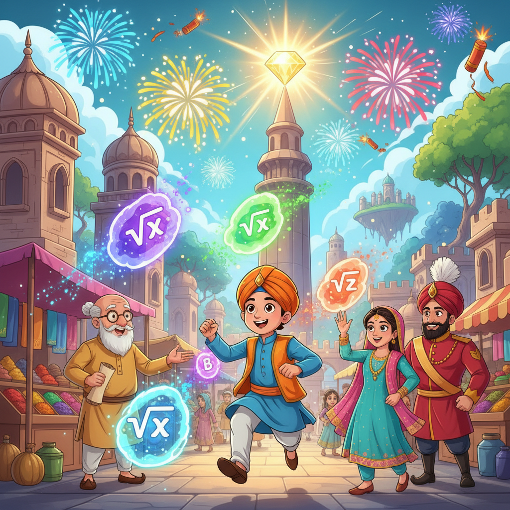 Math Quest: Punjabi Diamond - Adventure RPG by Jabali AI