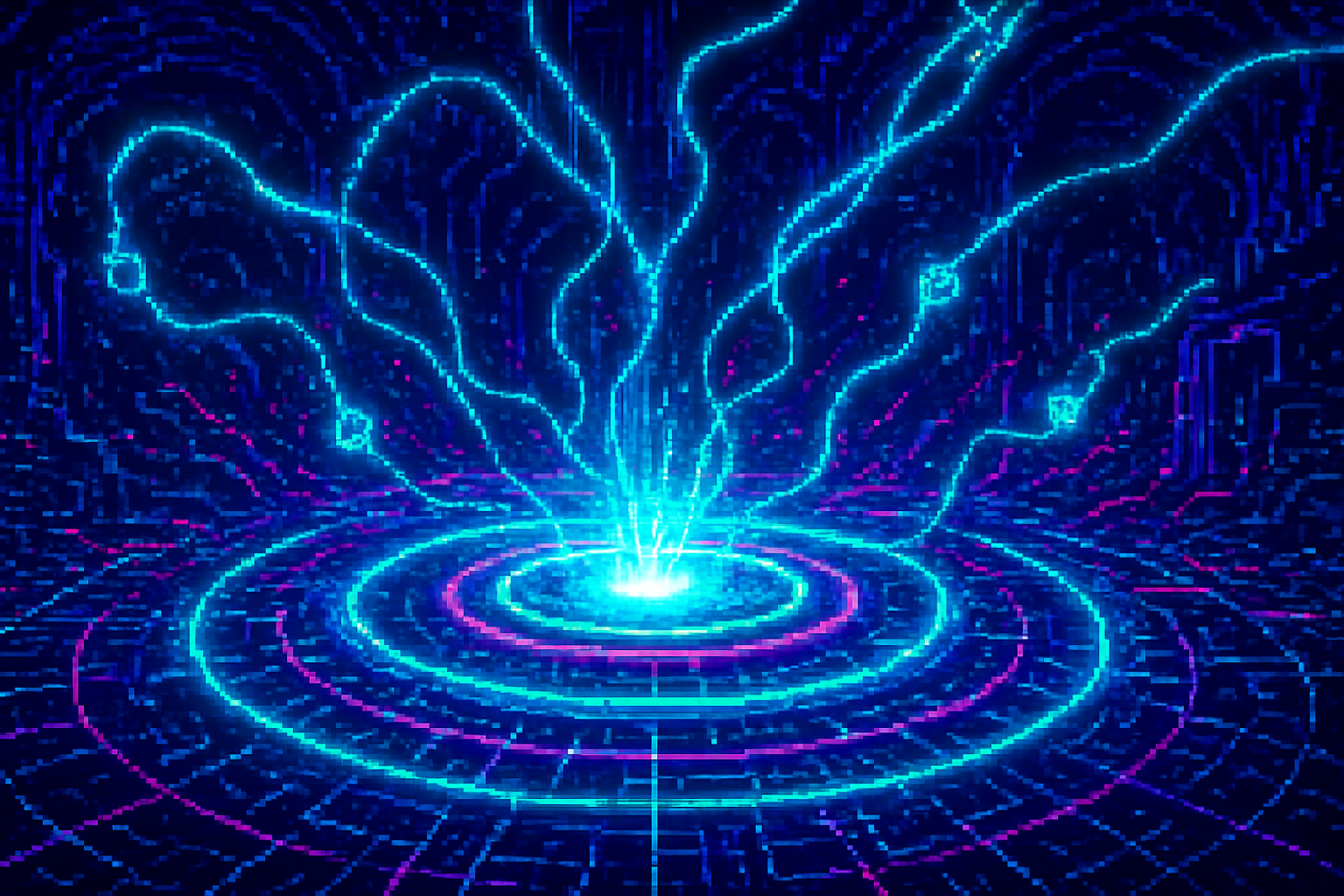 Neon Coil - Character Life Simulation by Jabali AI