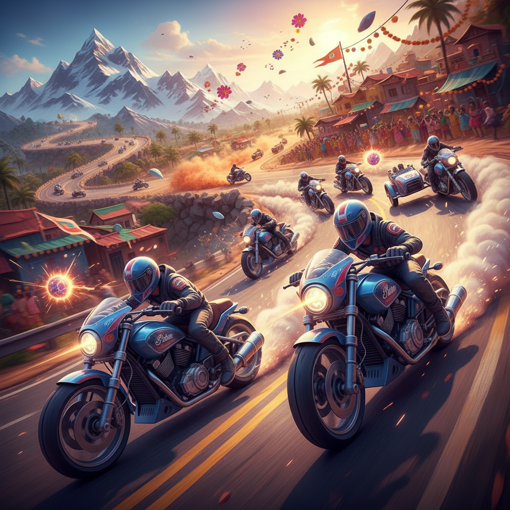 Turbo Riders: Indian Velocity - 3D Racing by Jabali AI