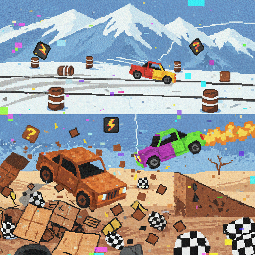 Pixel Junk Racers - 3D Racing by Jabali AI
