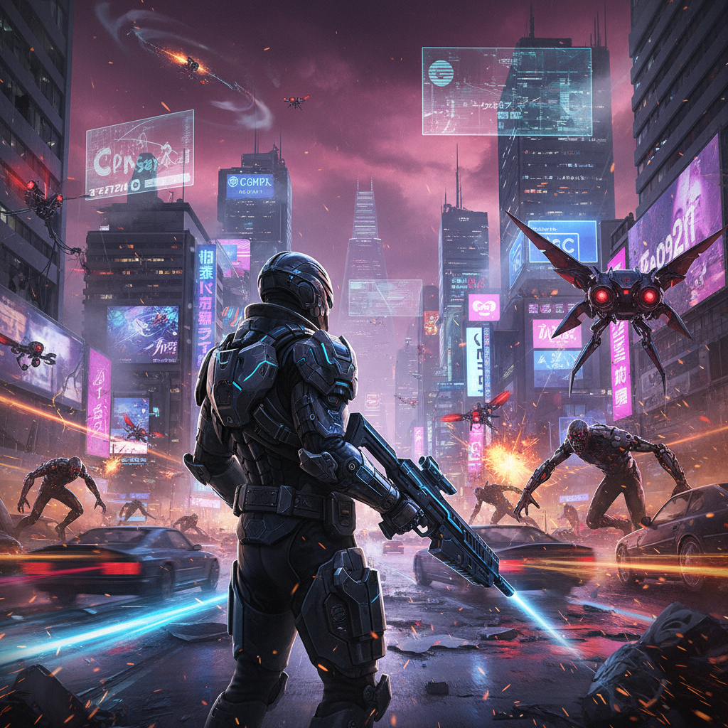 Neon Reclaimer - 3D Open World by Jabali AI