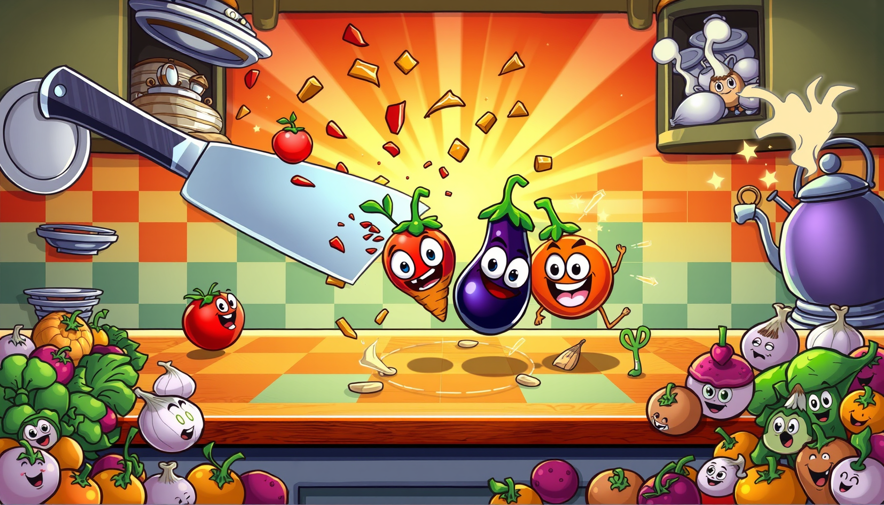Veggie Slice Frenzy - Block Breaking Arcade by Jabali AI