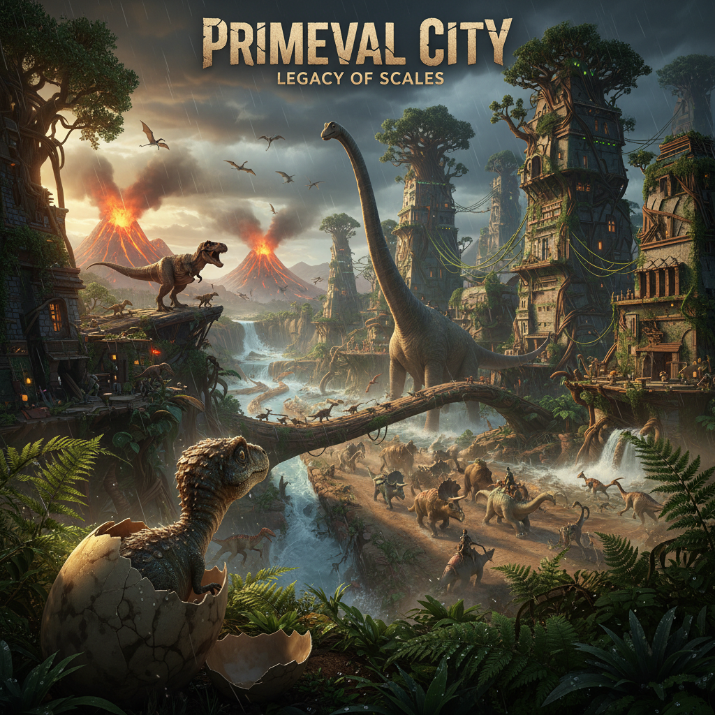 Mesozoic City Survival - 3D Open World by Jabali AI