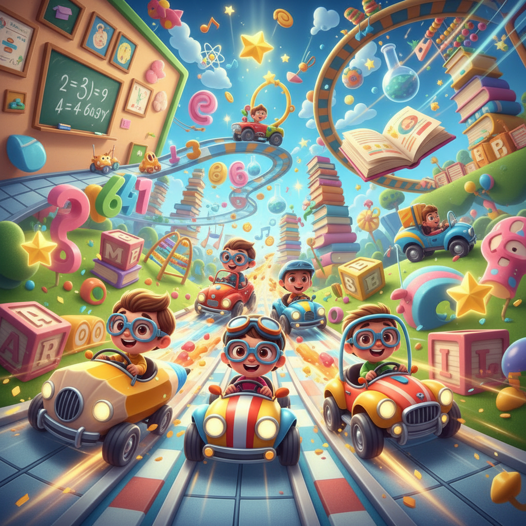 Brain Bolt Racers - 3D Racing by Jabali AI