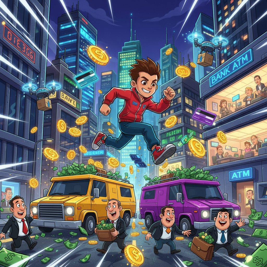 Cash Dash City - Crossing Arcade by Jabali AI
