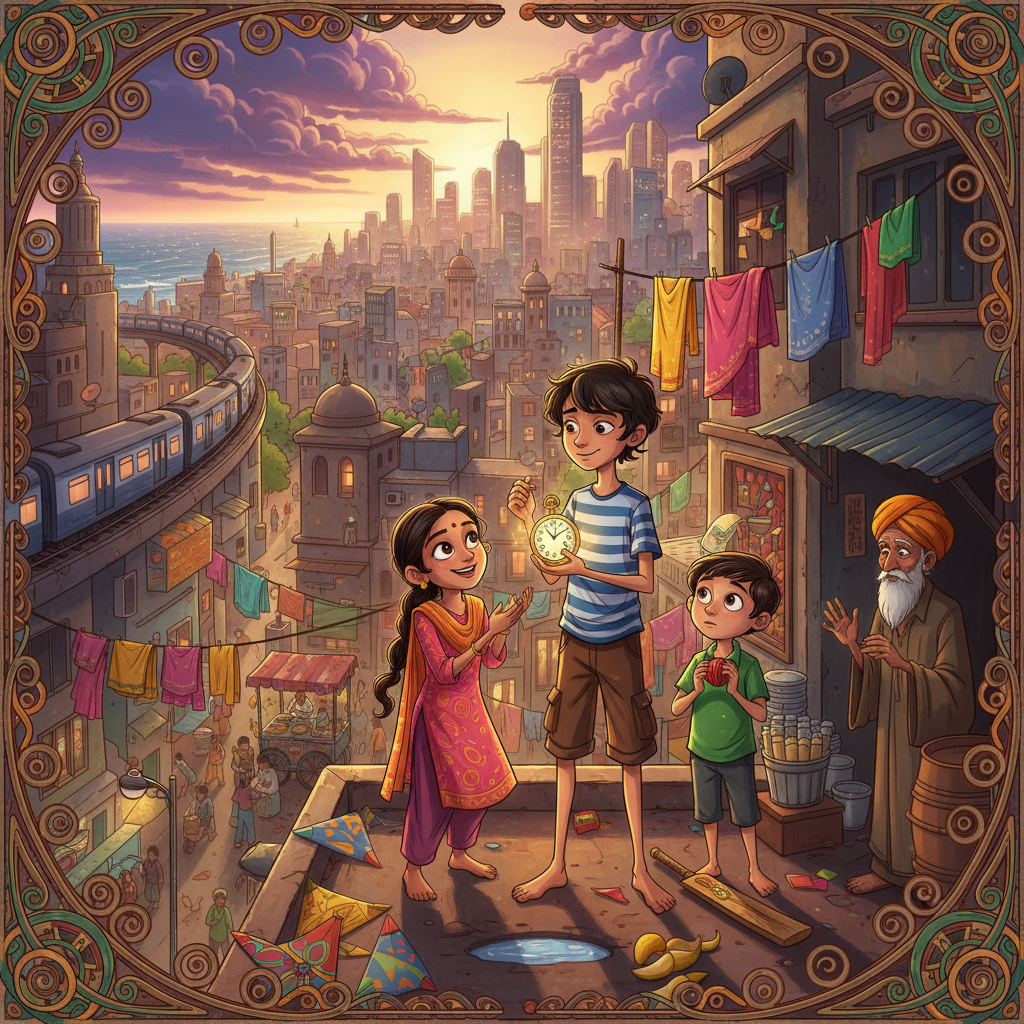 Monsoon Trains and Mango Dreams - Branching Interactive Story by Jabali AI