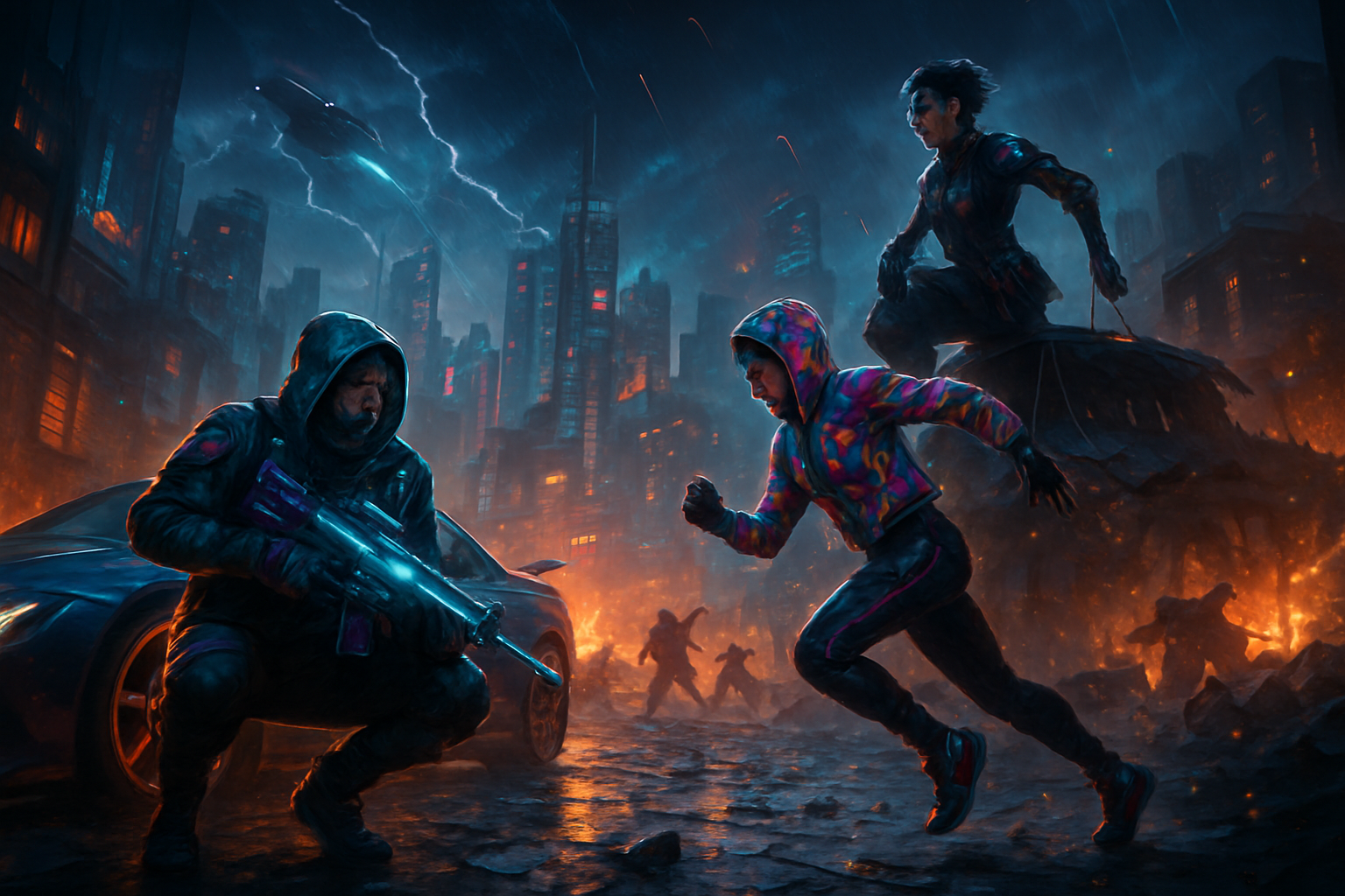 Urban Arena: Neon Conflict - 3D Open World by Jabali AI