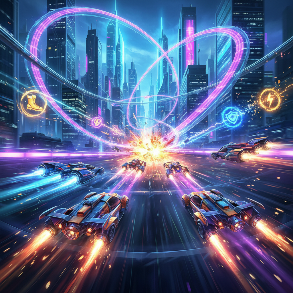 Neon Velocity Arena - 3D Racing by Jabali AI