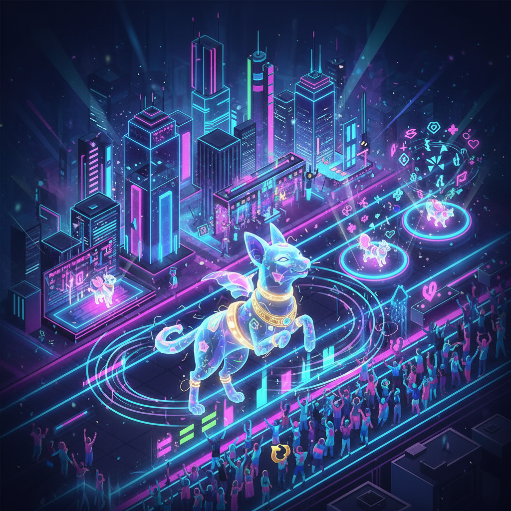 Neon Pulse Parade - Rhythm Platformer by Jabali AI