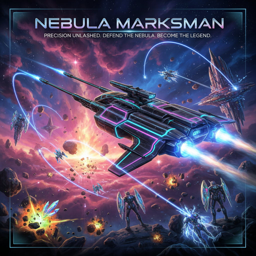 Nebula Marksman - Fixed Shooter Arcade by Jabali AI