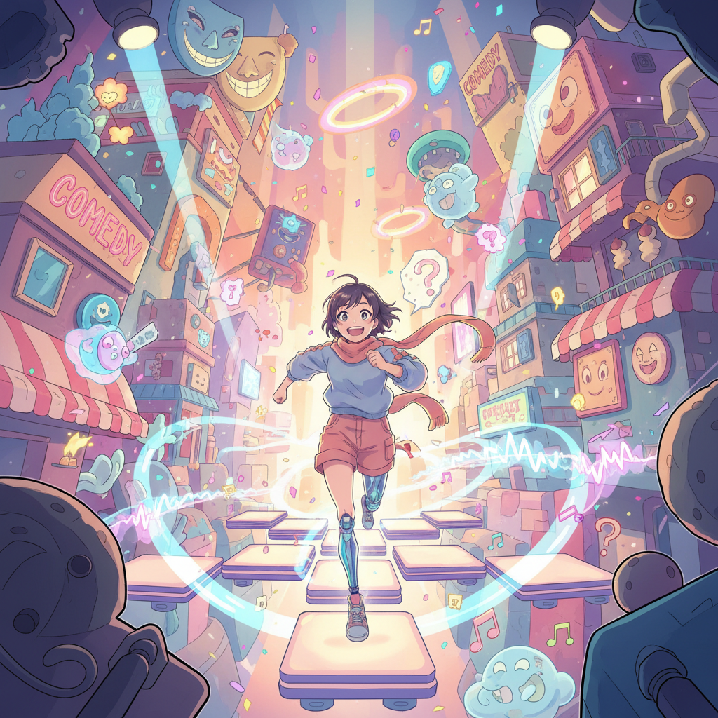 Laughstep Metropolis - Rhythm Platformer by Jabali AI