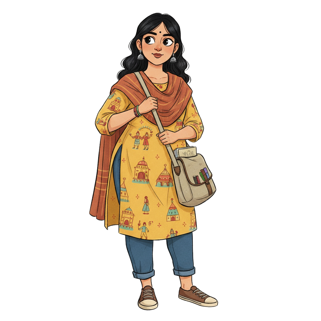 Priya Mehta - Character Life Simulation by Jabali AI