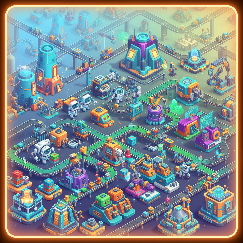 Factory Flow Frenzy - Idle RPG by Jabali AI