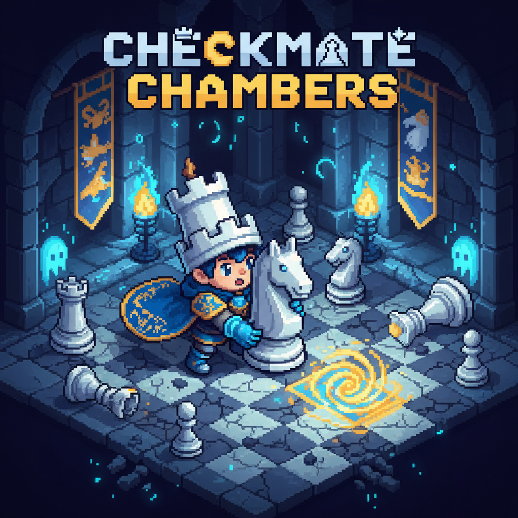 Checkmate Chambers - Grid-Based Puzzle by Jabali AI