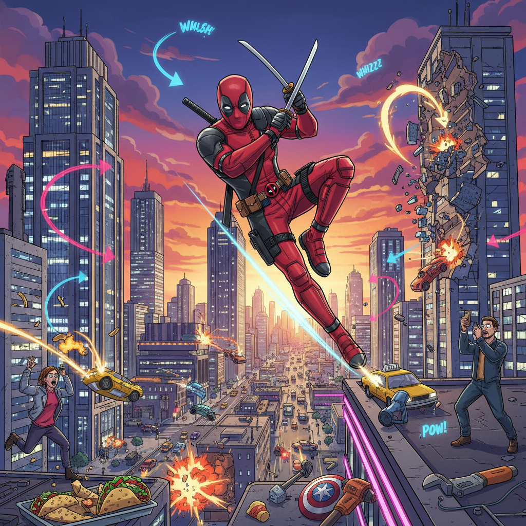 Deadpool: City Unleashed - 3D Open World by Jabali AI