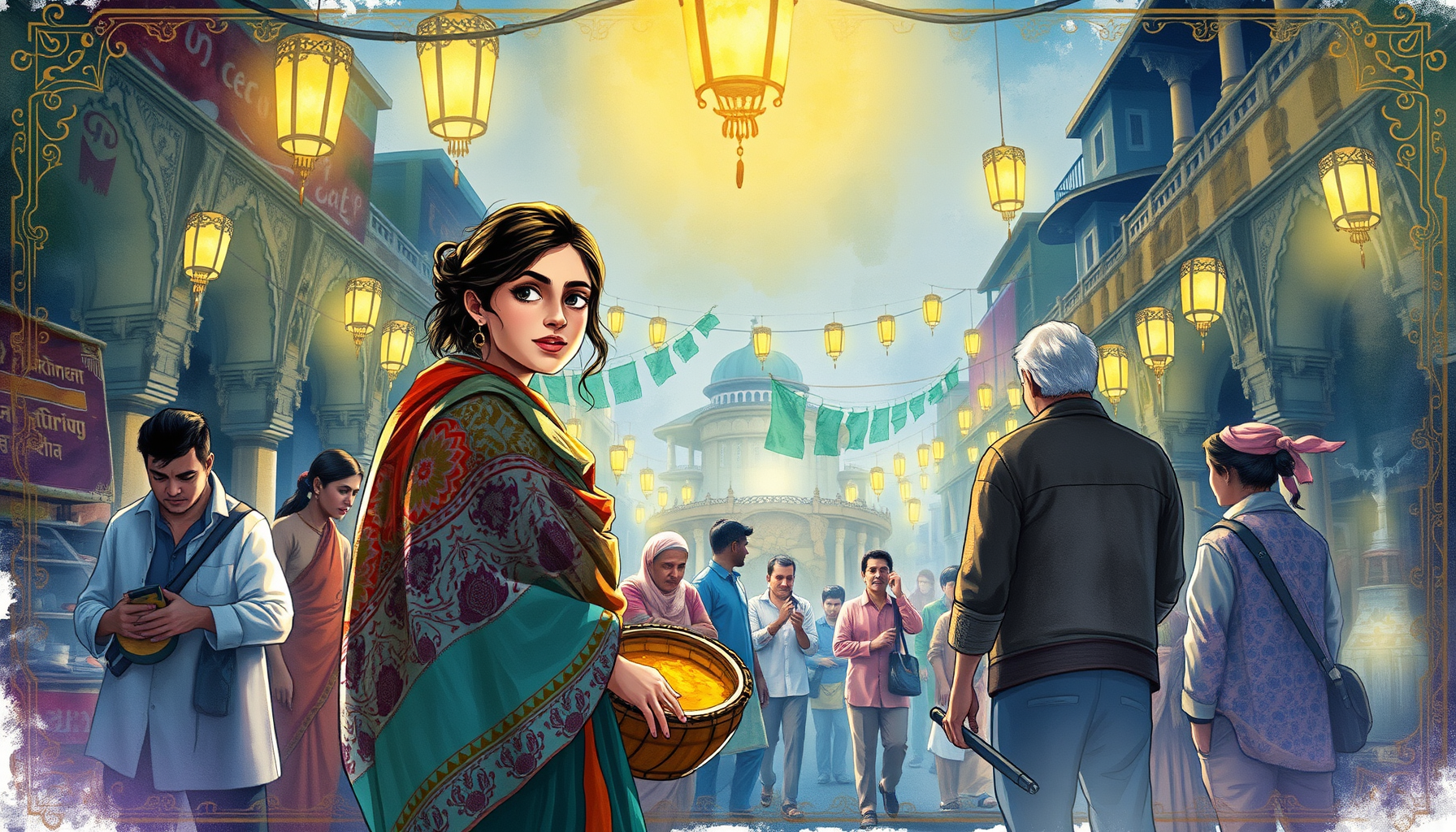 Bazaar Songs at Charminar - Branching Interactive Story by Jabali AI