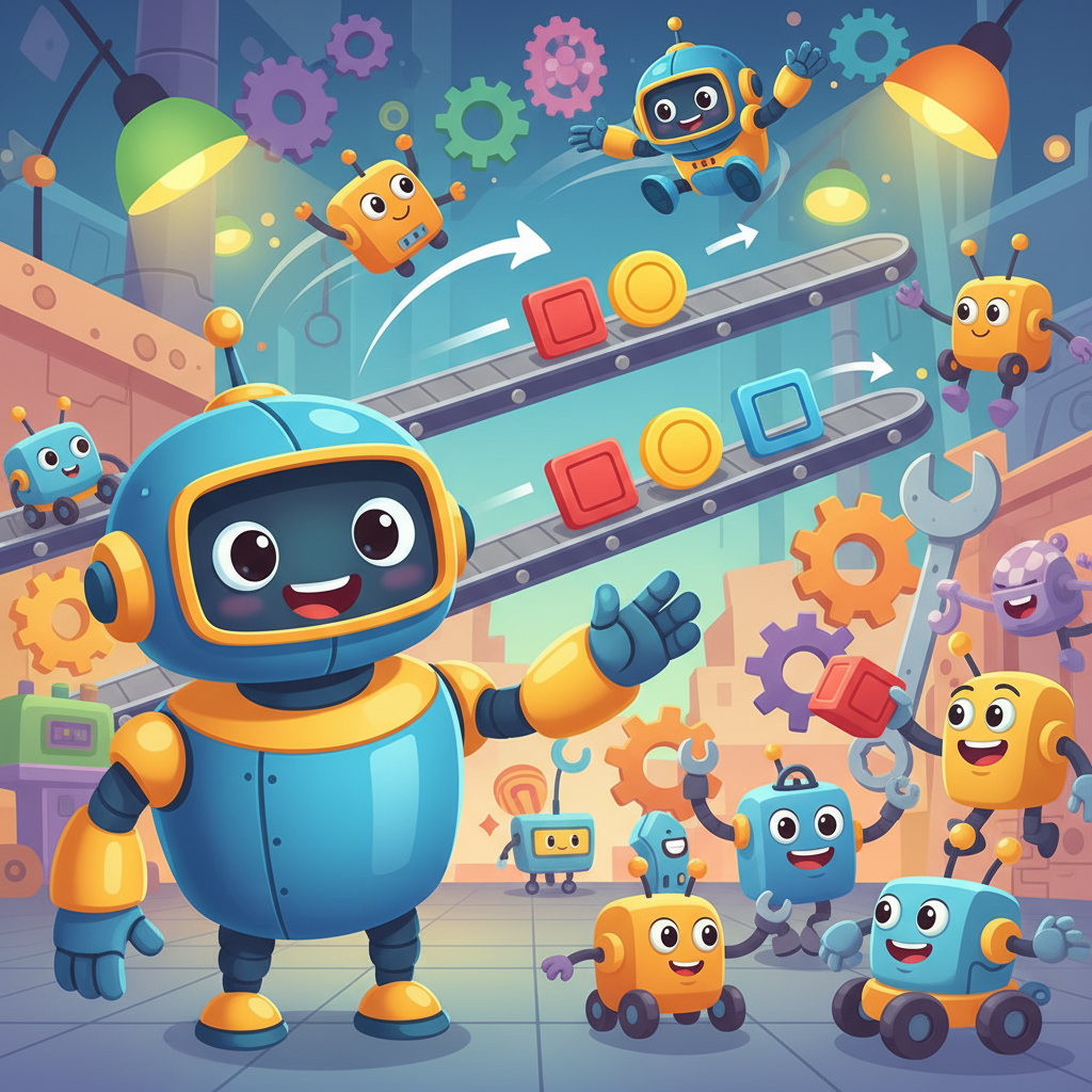 Robo Fix-It Frenzy - Match 3 Puzzle by Jabali AI