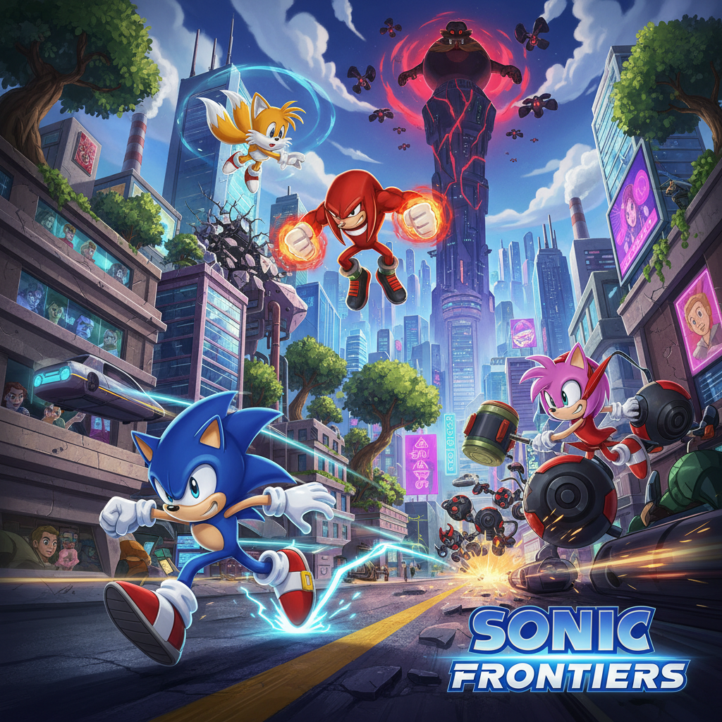 Sonic City Uprising - 3D Open World by Jabali AI