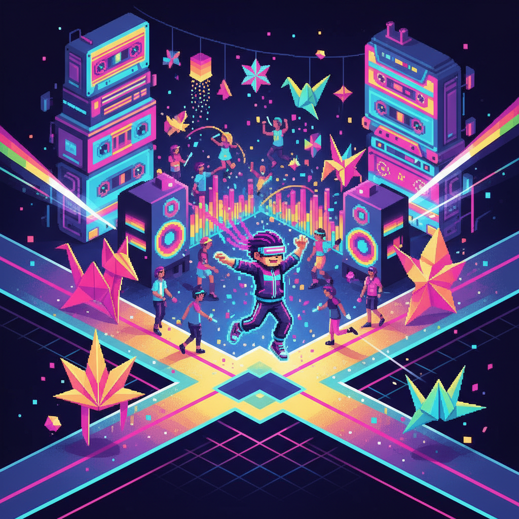 Pixel Pulse Festival - Rhythm Platformer by Jabali AI