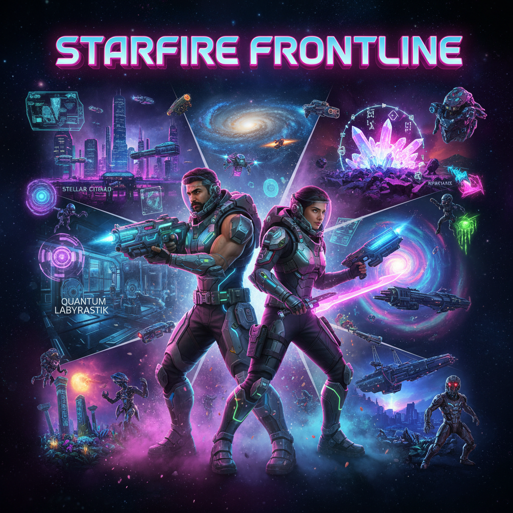 Starfire Frontline - Fixed Shooter Arcade by Jabali AI