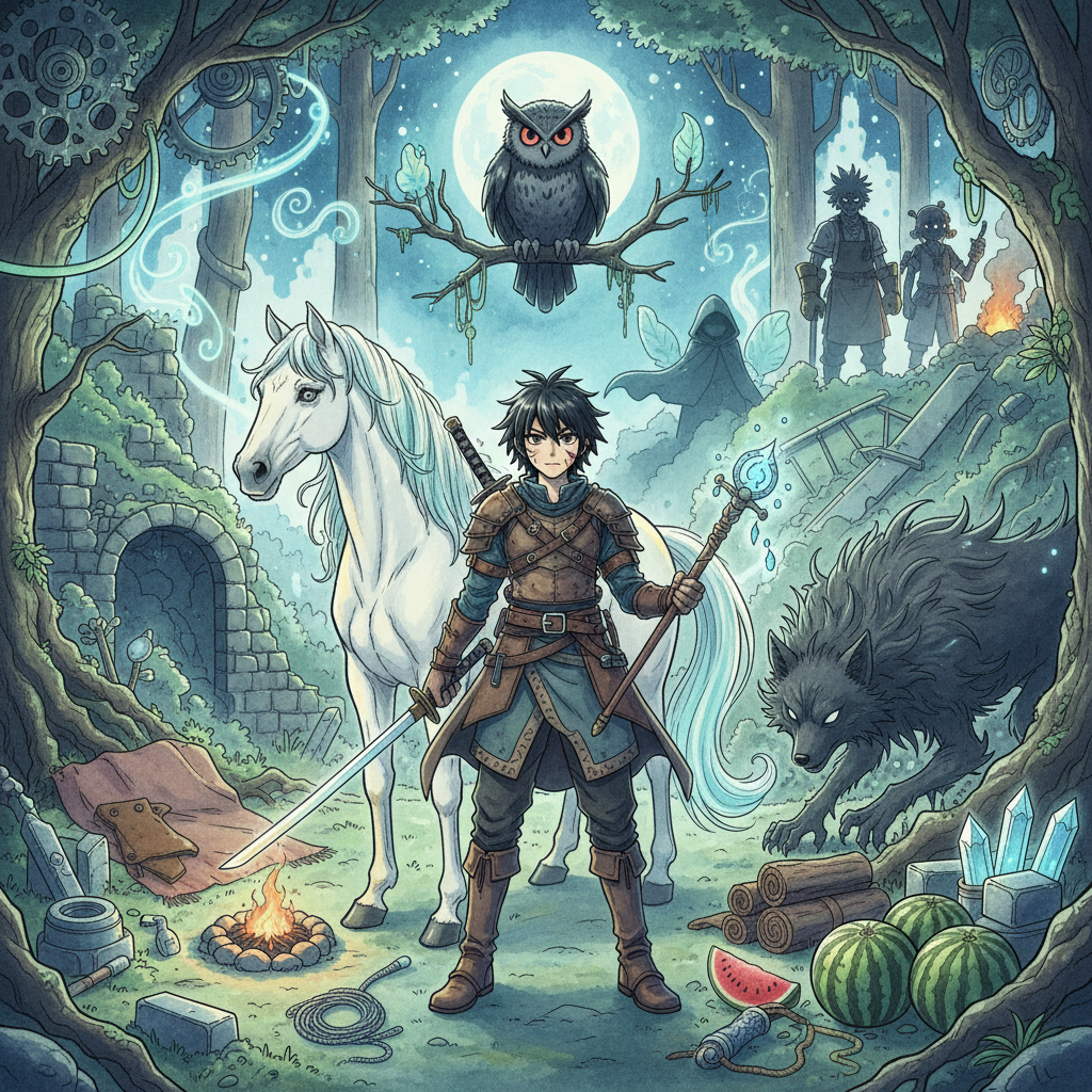 Moonlit Forest Legends - Adventure RPG by Jabali AI