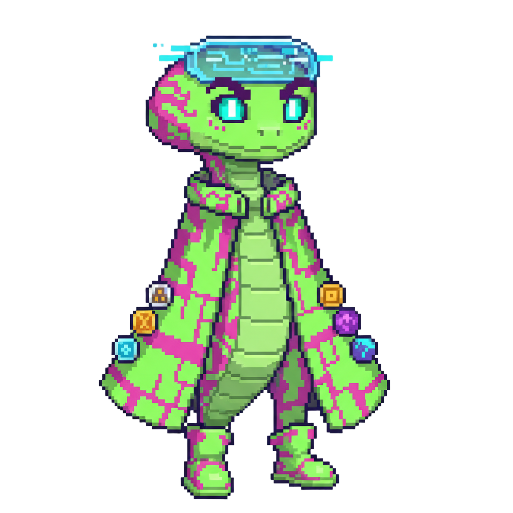 Pixel Serpent - Character Life Simulation by Jabali AI