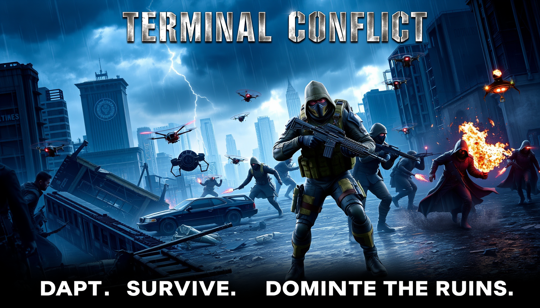 Terminal Conflict - Maze Shooter Arcade by Jabali AI